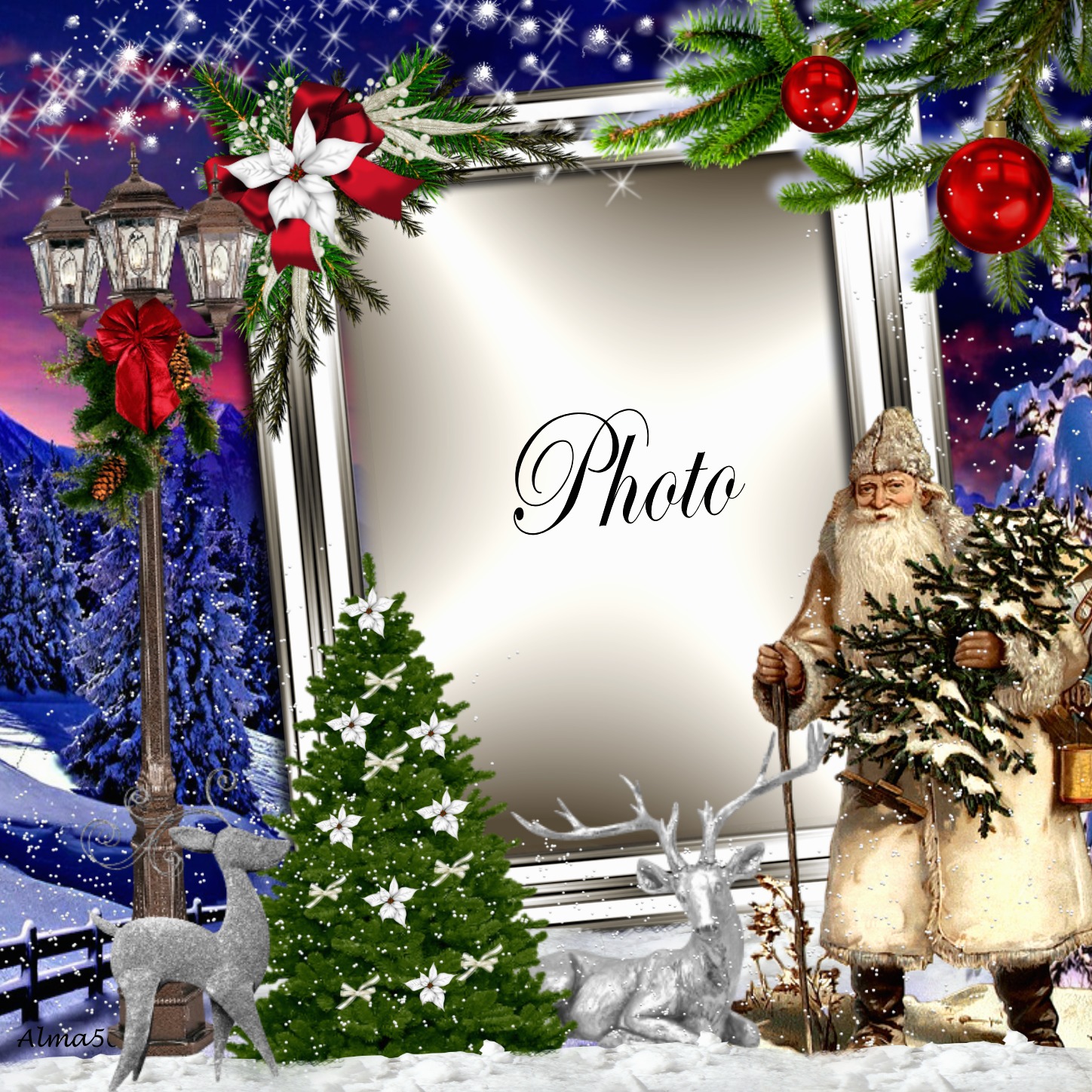 alma50's Christma Frames - 2010 December - Happy Holidays! - Happy ...