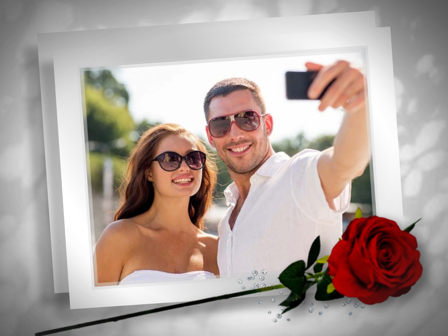 Elizabeth's PICTURE FRAMES 🖼 2/2 - Picture Frame Red Rose Romance ...