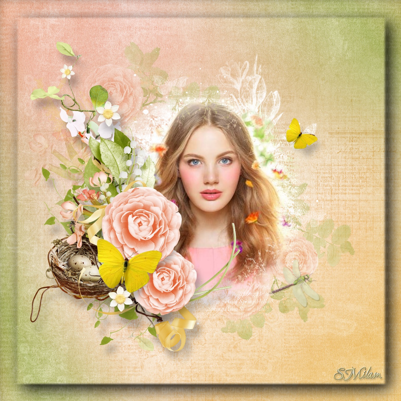 smilam's Spring and Easter Frames - Spring 2024 - Spring Portrait ...