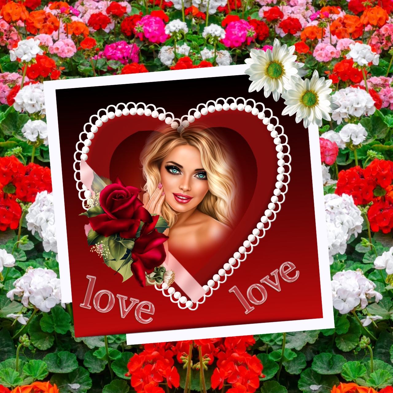 Wienie Coppen's Love,lovehearts,Roses - beautiful flowers love ...