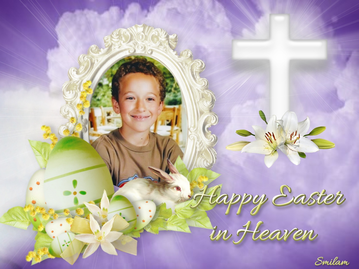 smilam's Spring and Easter Frames - Missing You at Easter - Happy ...