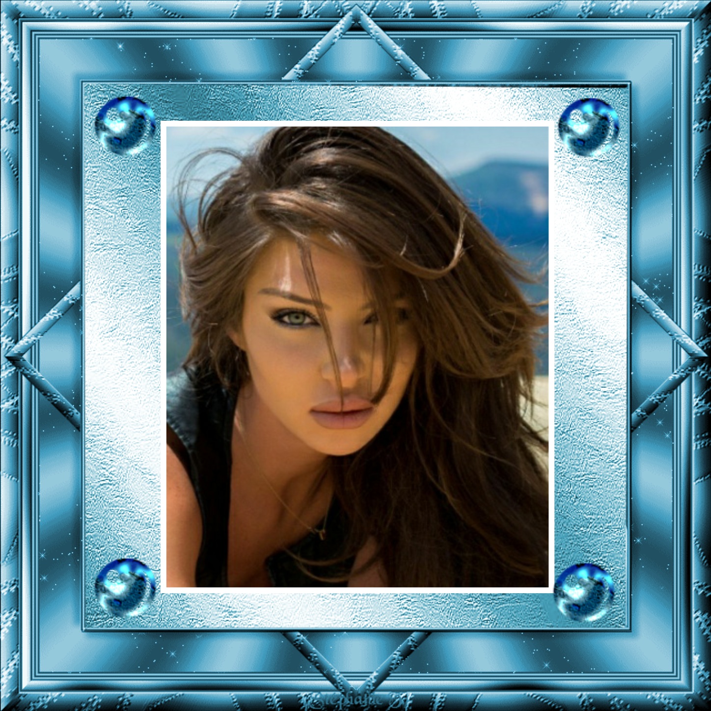 Nette's Picture Frame 🖼 - PictureFrame 2019 - Icy Blue Kimi Art Frame ...