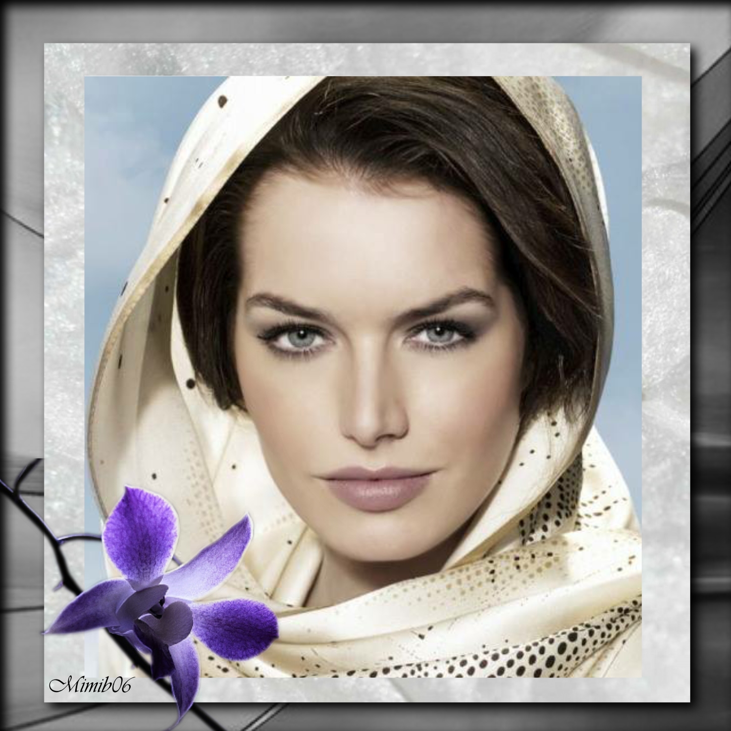 mimib06's Face Cut-Out Frames - 2016 December - beautiful face Mimib06 ...