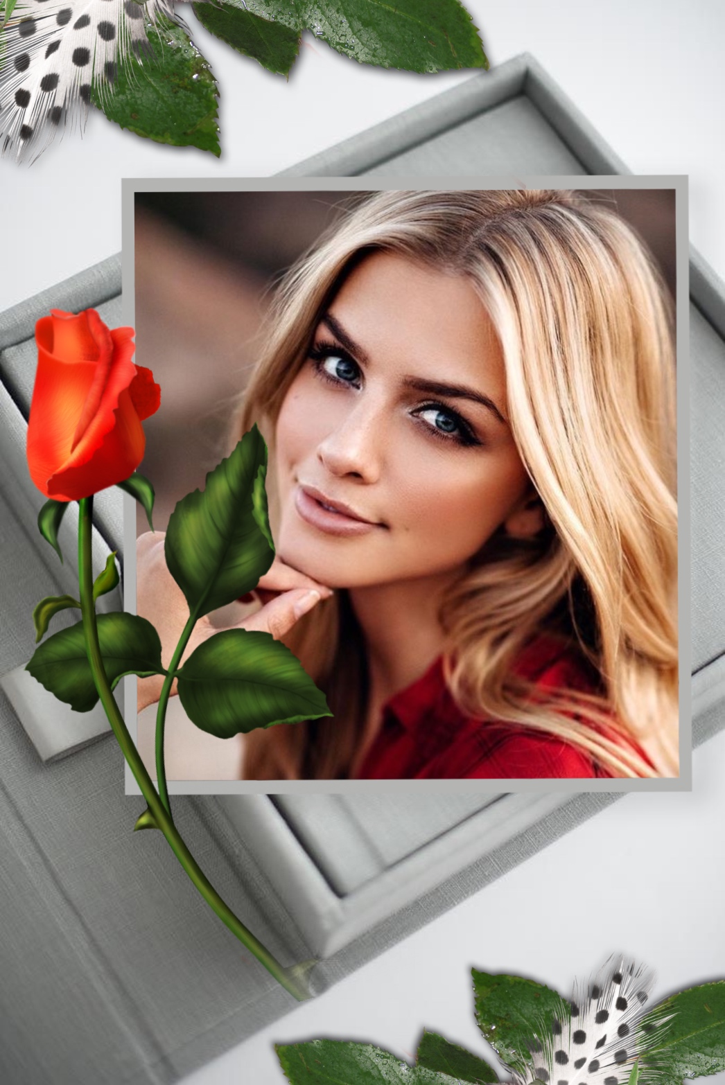 Nette's PhotoAlbum,Letters,Books,Magazine,Papers - Photo Frame Portrait ...