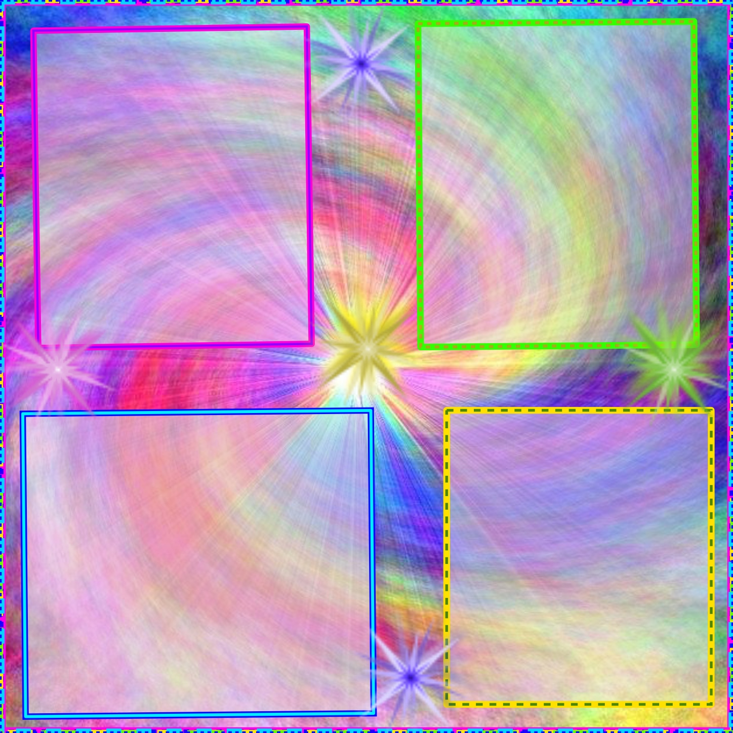 norafg62's Picture Frames - 2014 February - *Colors Galore* Norafg62 ...