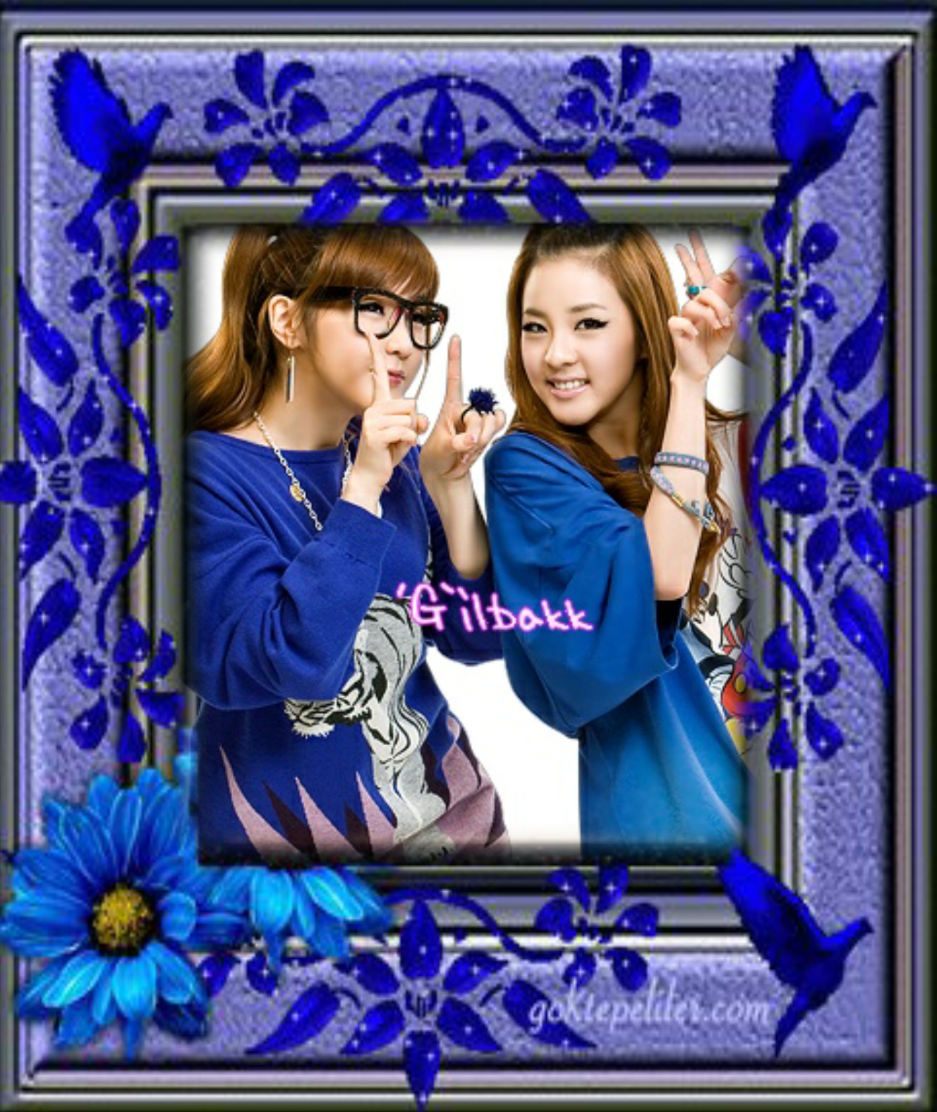 marialedesma1958's Picture Frames - 2011 March - Royal blue frame You ...