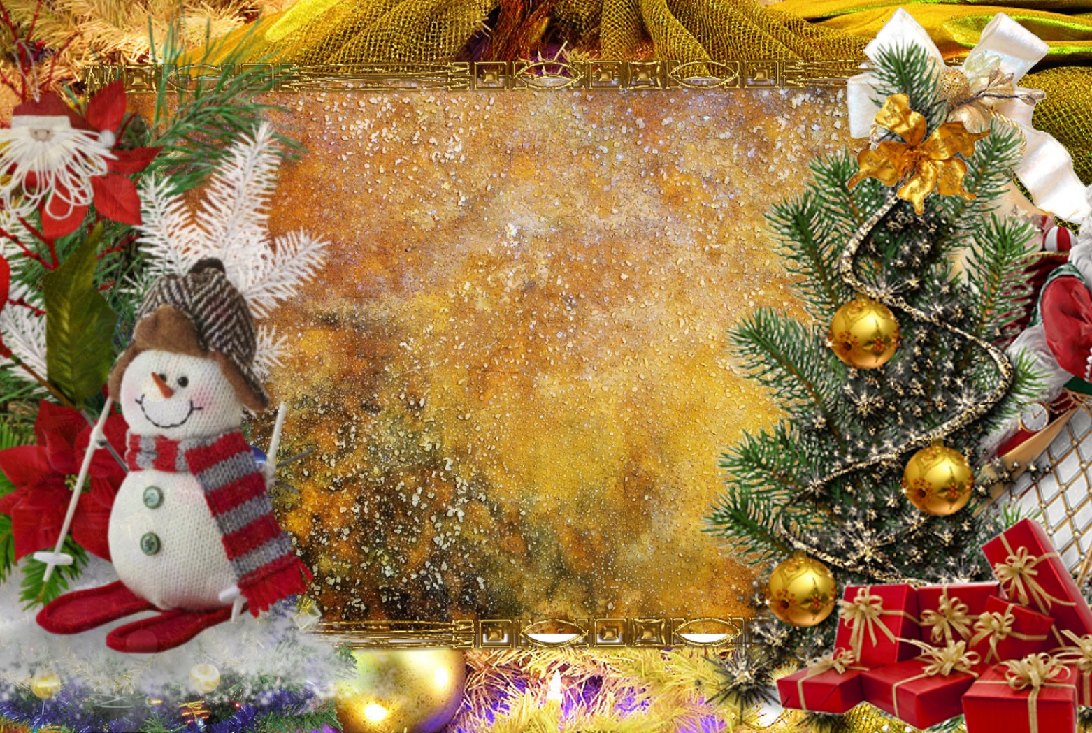 Emily50's Christmas Frame - Happy Holiday Christmas family - Happy ...