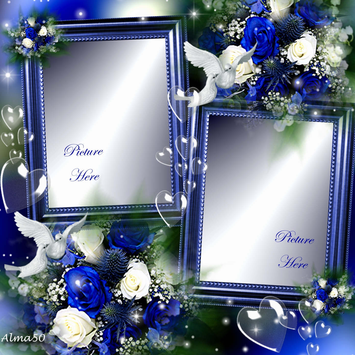 alma50's Cheer Up Frames - 2013 August - Double frame Alma50 cheer Up ...