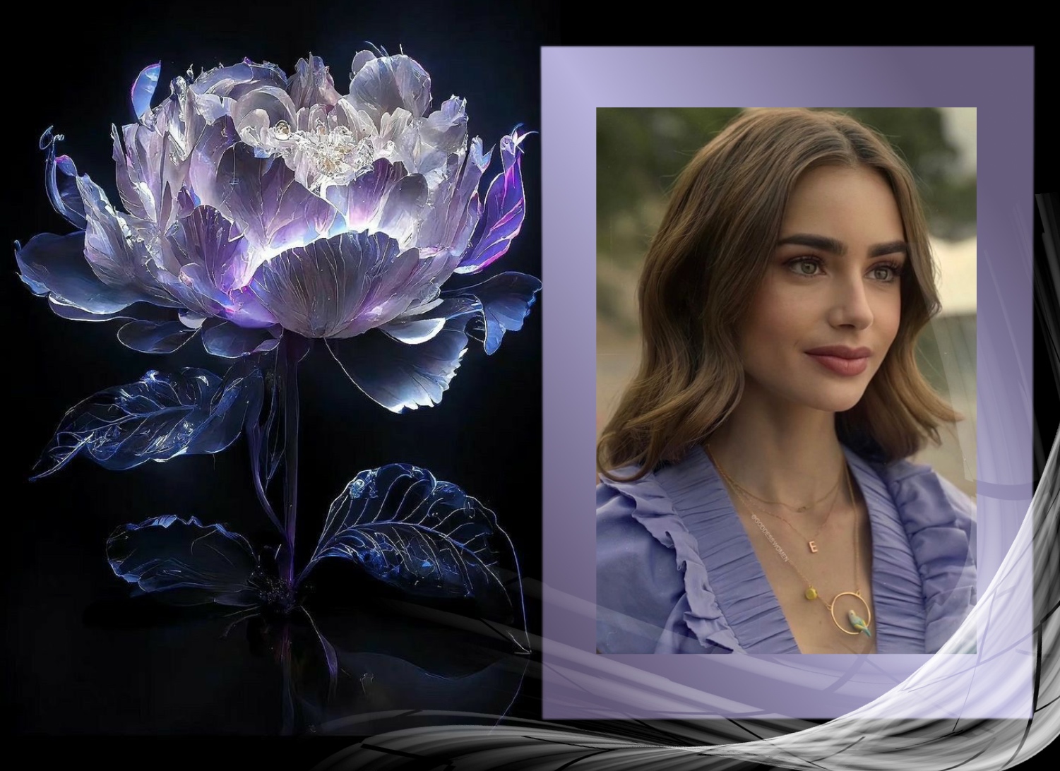 Nette's Flower Frame - Single Flower Frame Picture Frame Nette - Single ...