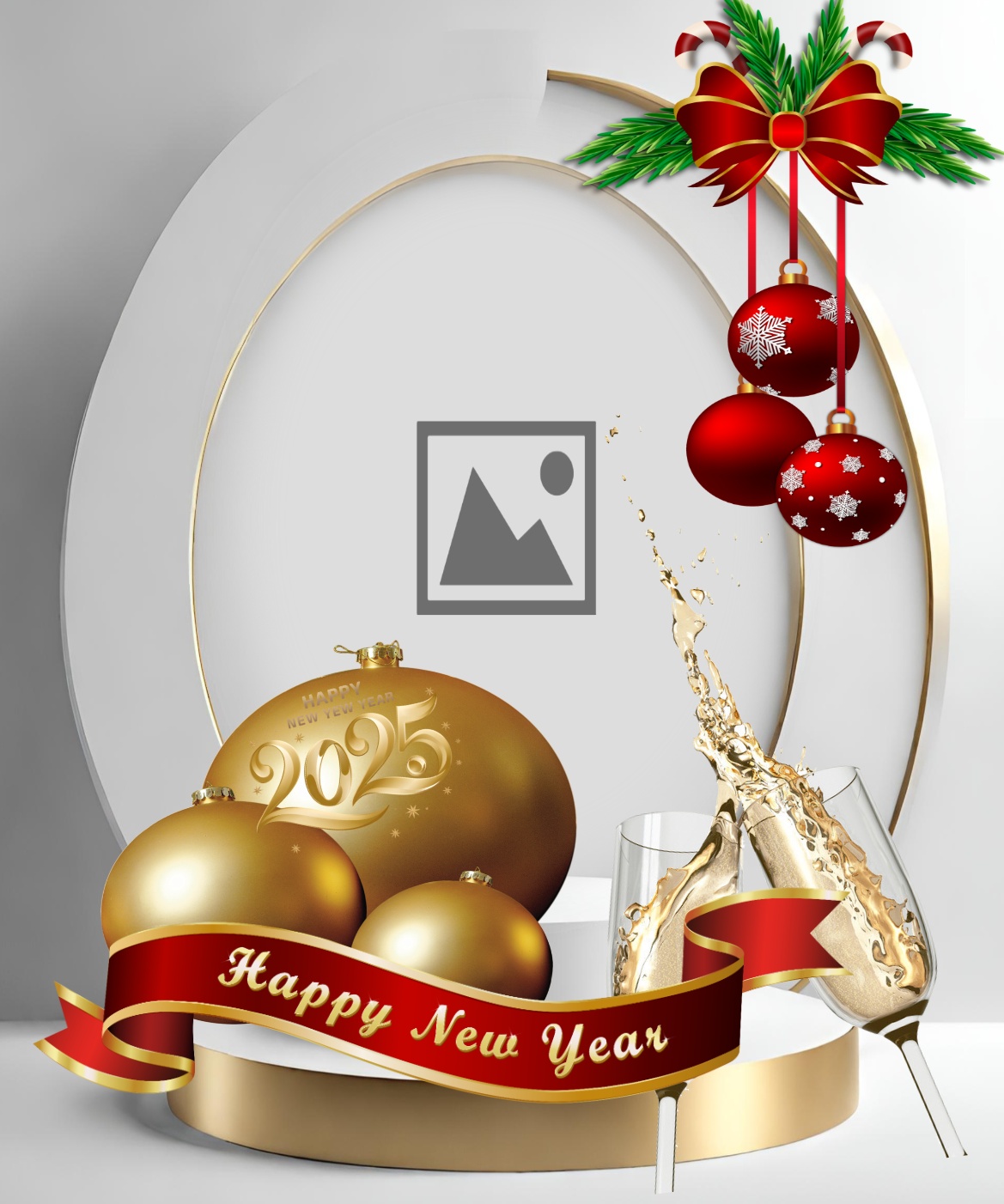 briggie's New Year's Eve Frames - 2017 - happy new year - happy new year