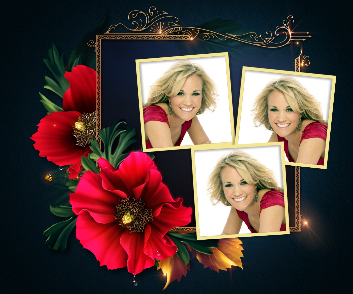 Elizabeth's FLORAL MIX & MATCH 💐 5/5 - Poppies Collage Multi Frames ...