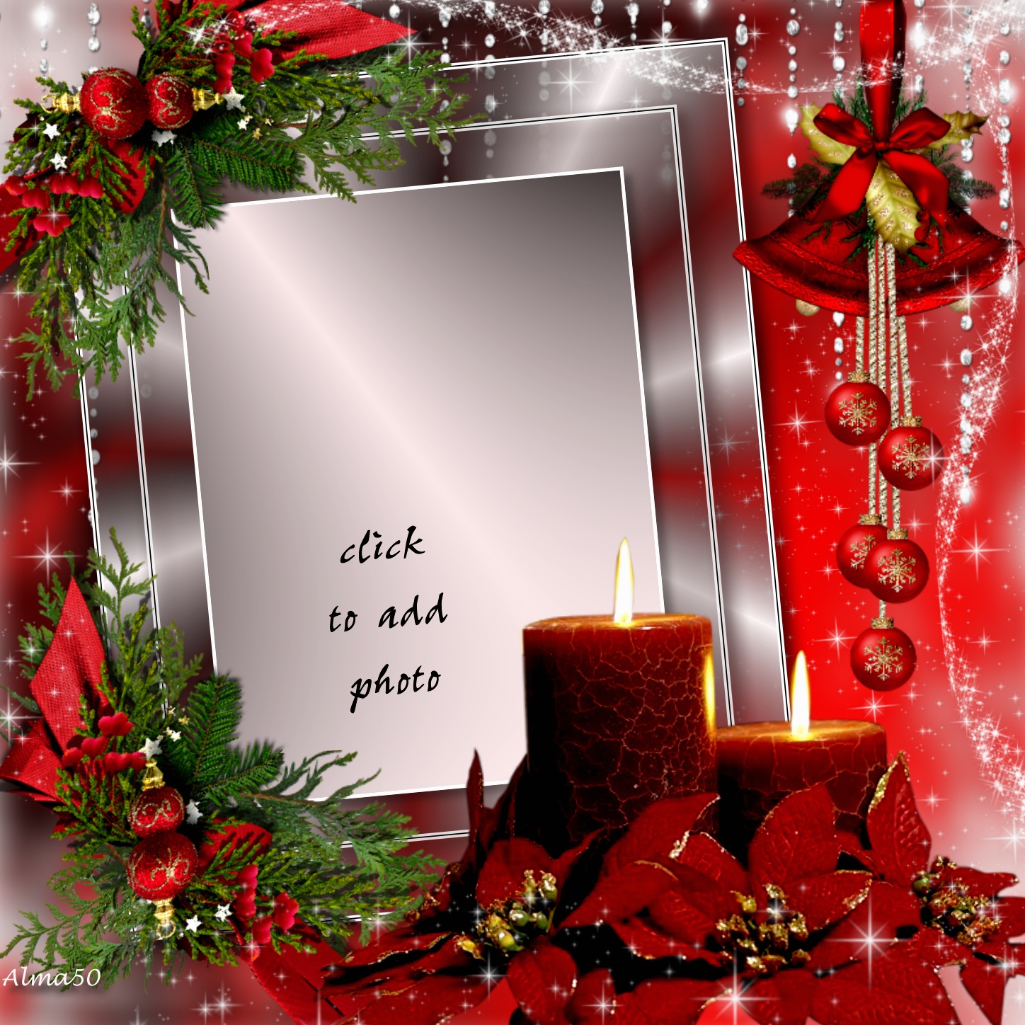 alma50's Christma Frames - 2011 November - X'mas Candles Alma50 ...