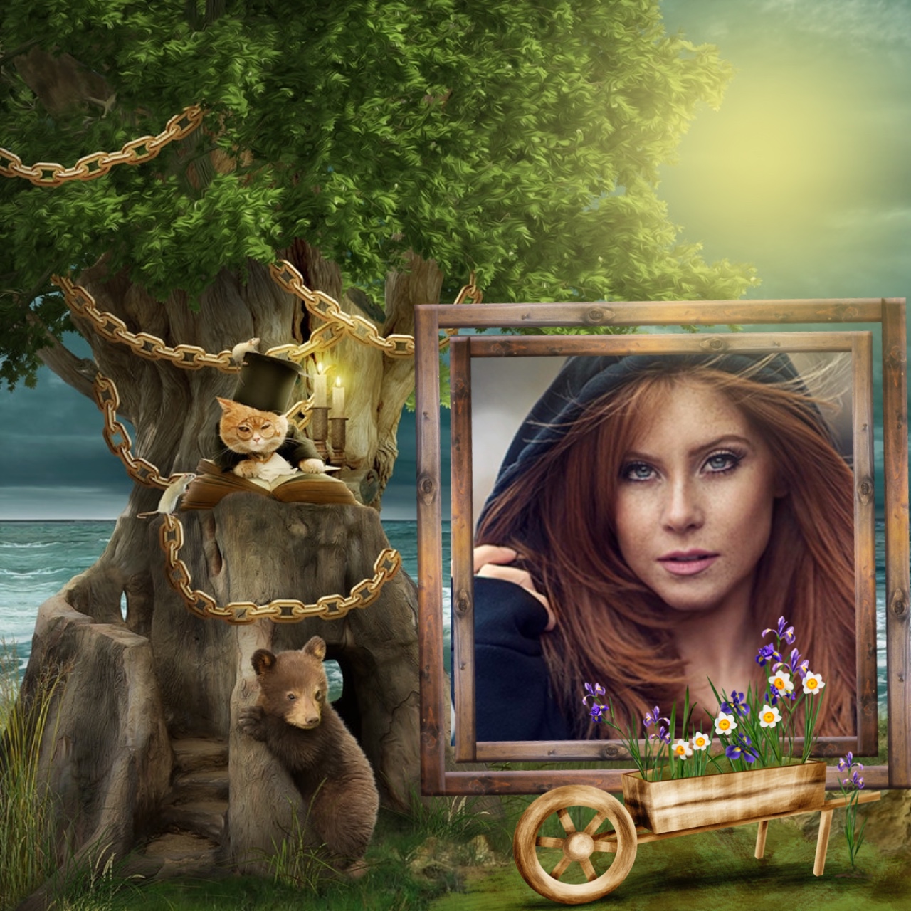 Nette's Fractals and Abstract Art Fantasy Frame - Abstract Art Colorful ...