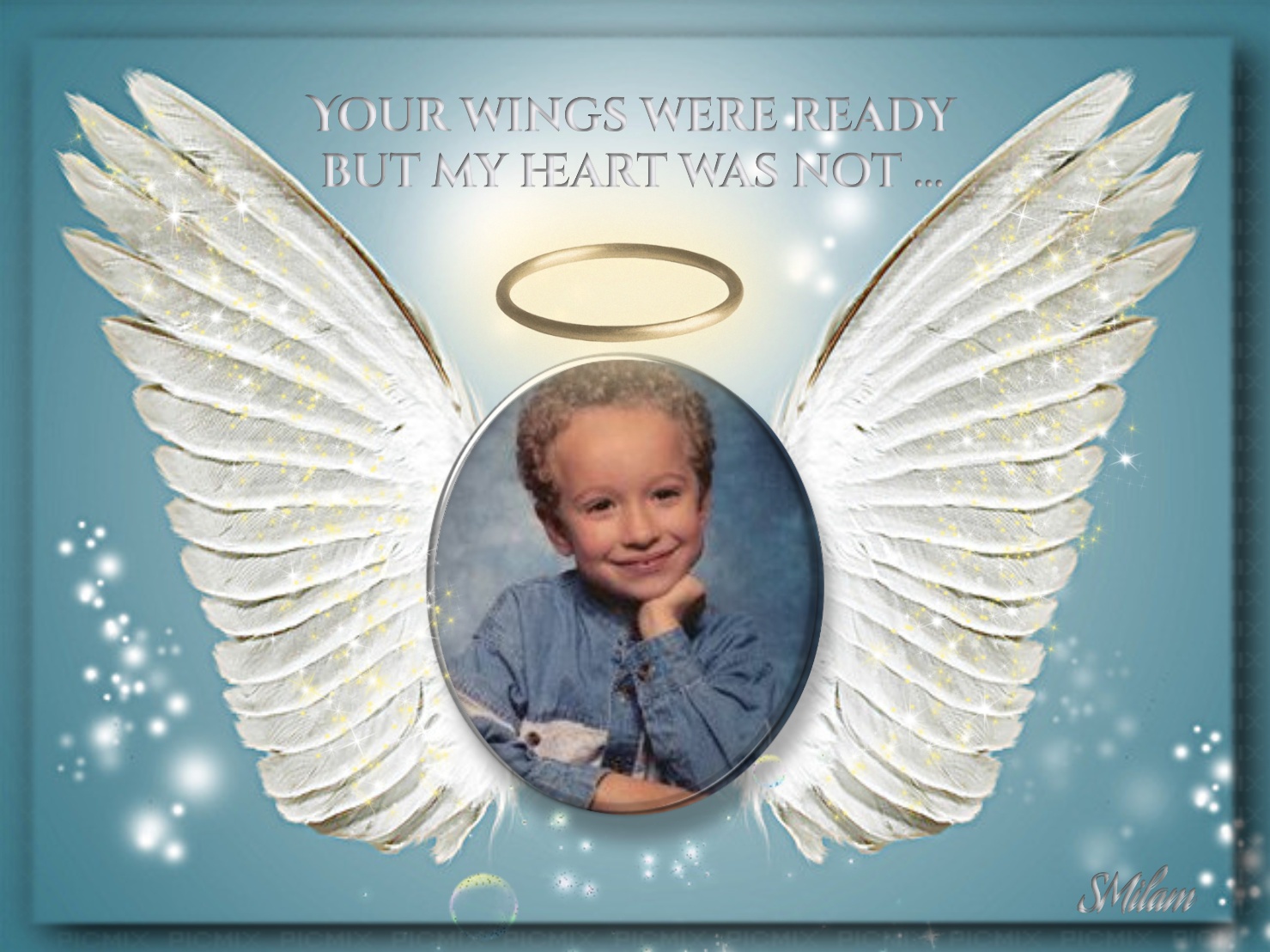 smilam's In Memory Of... Frames - In Loving Memory Frames 2020 - Your Wings Were Ready, But My ...