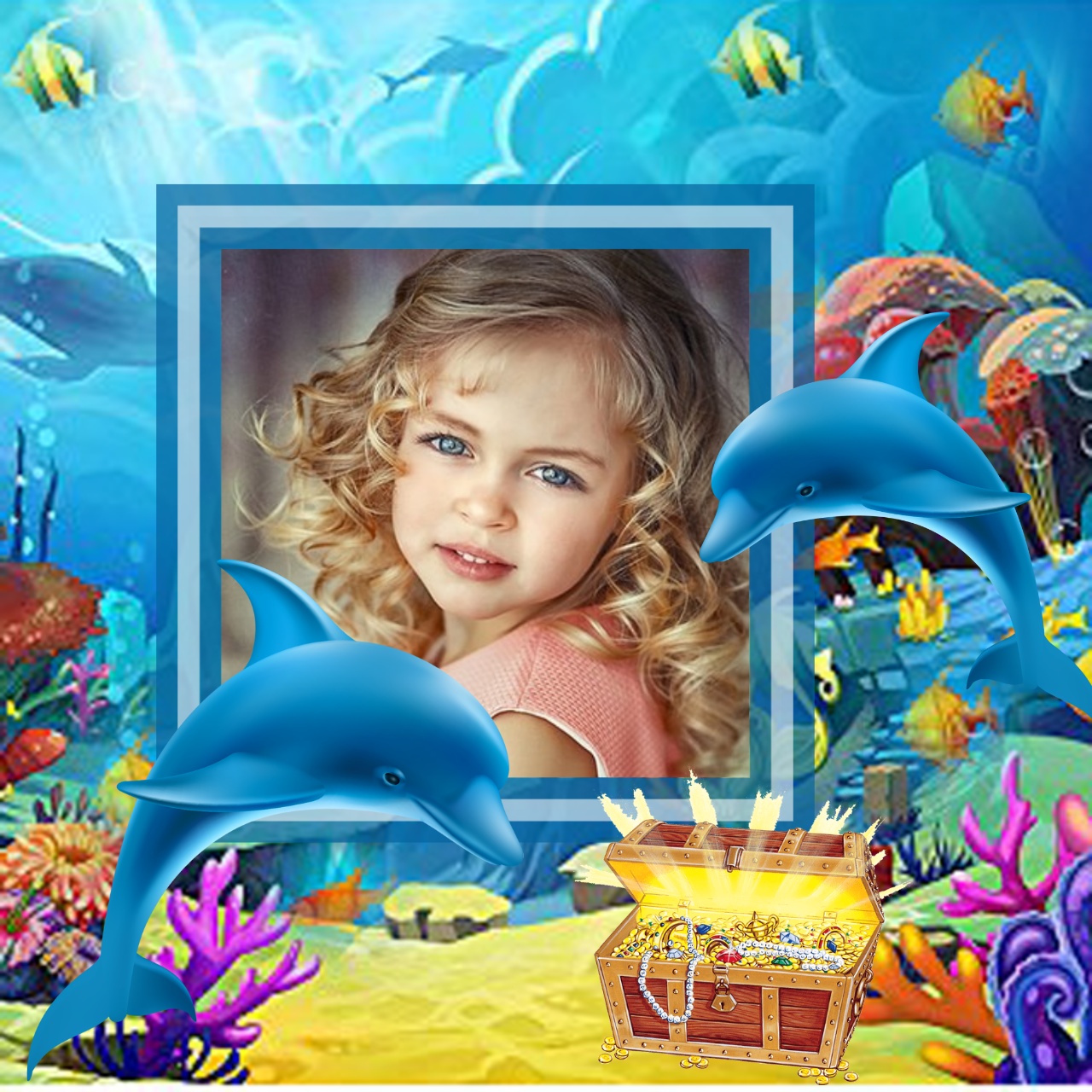 Nette's Kid Photo Frames🏄‍♀️🏂 - 2016 February - 2016 March - UnderWater ...