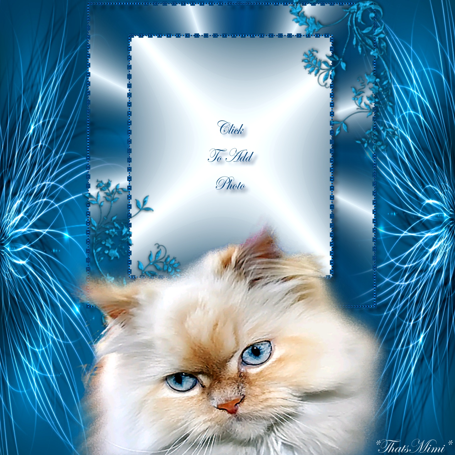 ThatsMimi's I Love You Frames - 2013 August - ~*~ Cute Cat! - ~*~ Cute ...