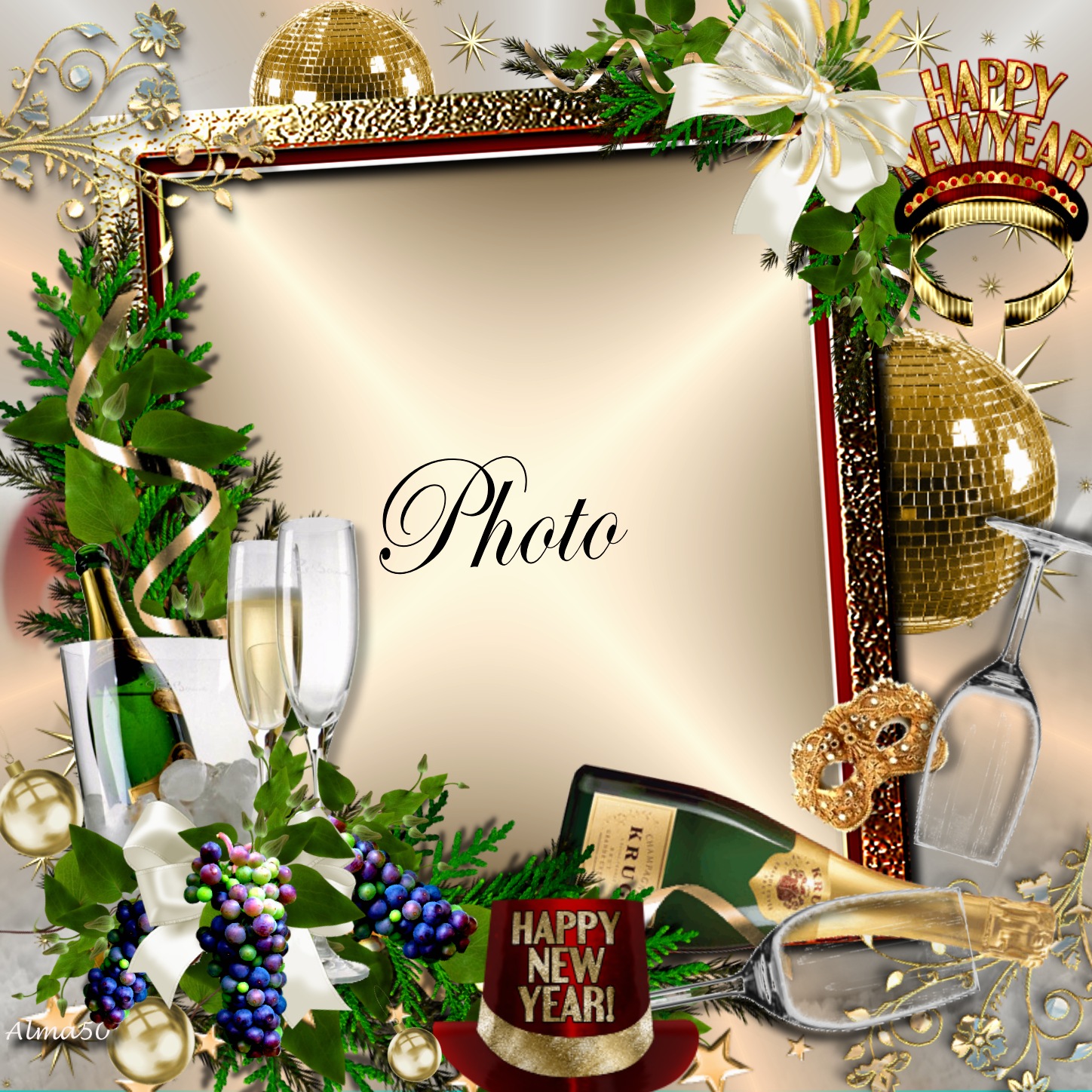 alma50's New Year's Eve Frames - 2010 December - New years Frame Alma50 ...