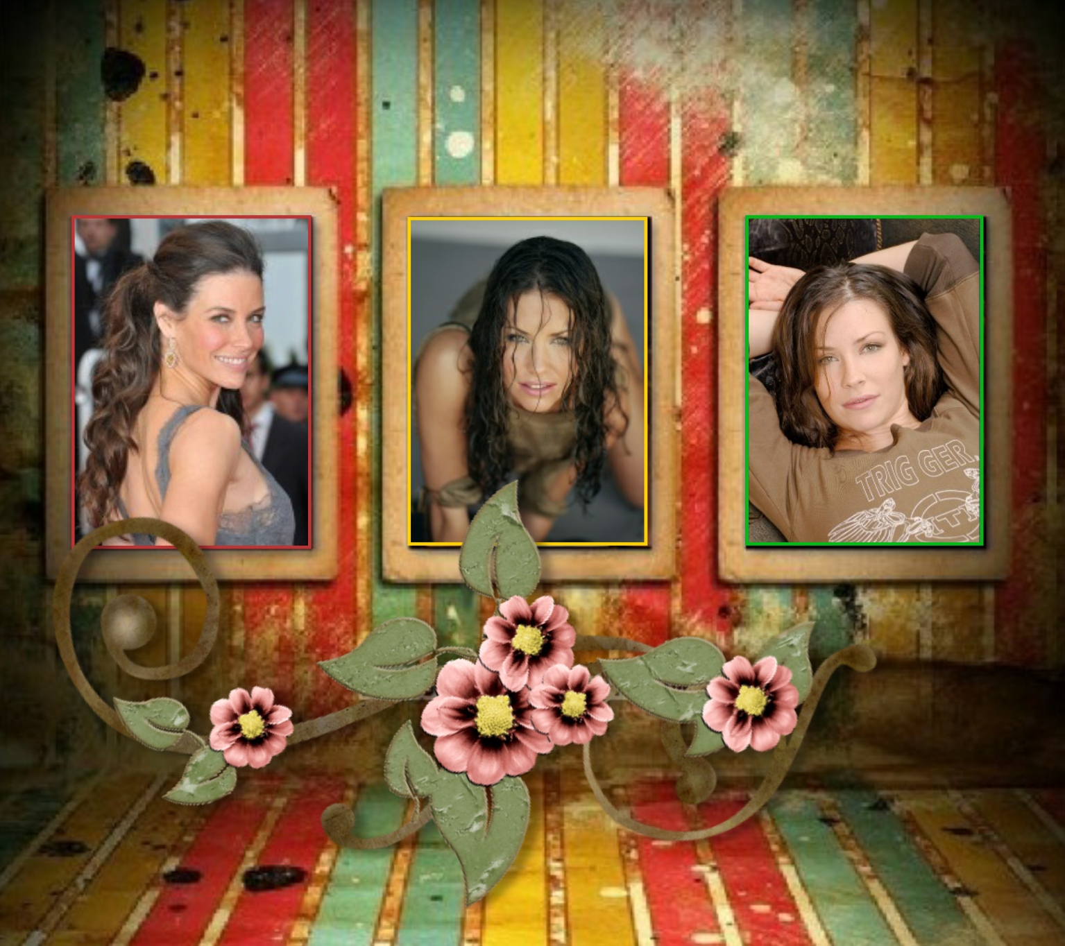 marialedesma1958's Picture Frames - 2013 August - Colorful Wood Wall ...