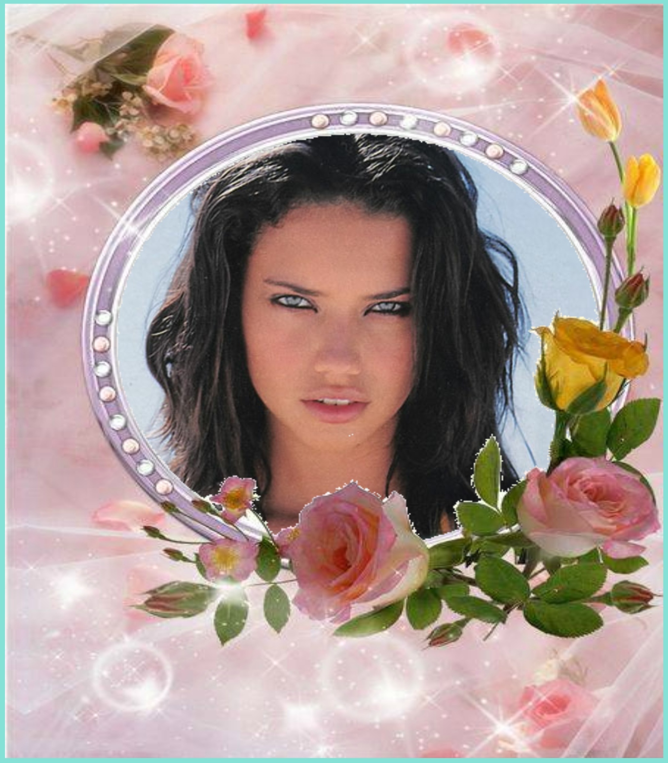 marialedesma1958's Picture Frames - 2011 September - Round Frame With ...