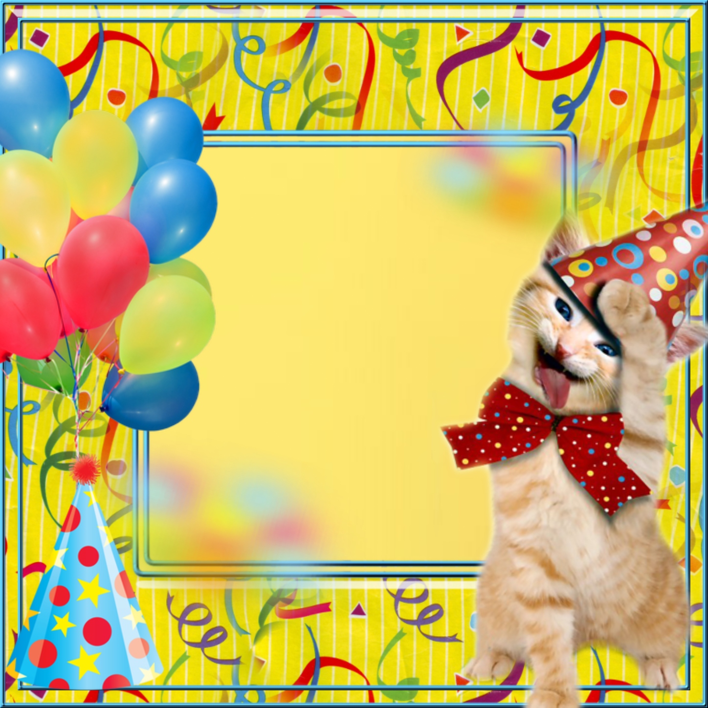 Sinnlich's Birthday Frames - 2017 February - March - Birthday Cat ...
