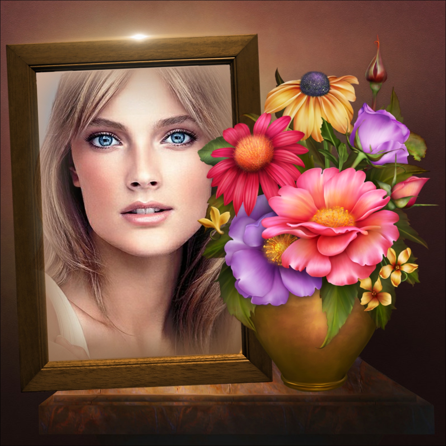 Nette's Colorful Kimi Frames🌈 - FlowersColourful Kimi Frame Nette ...