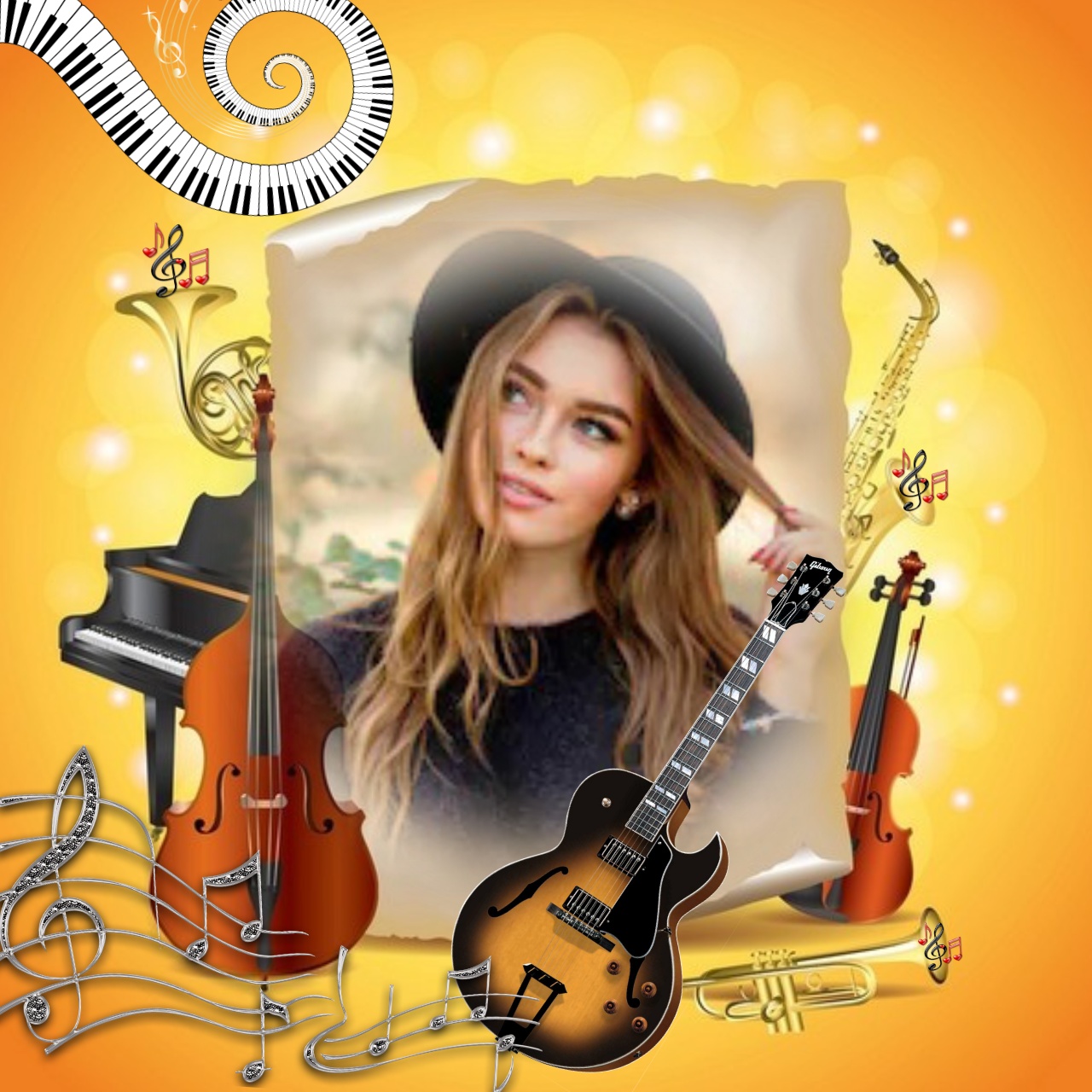 Nette's I Love Music Frames💽🎼🥁🎹🎸 - Love Of Music I Love Music Frame Fun ...