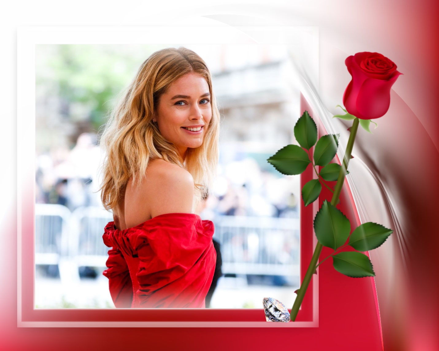 Elizabeth's ABSTRACT 🎇 3/3 - Abstract Red Rose Elizabeth - Abstract Red ...