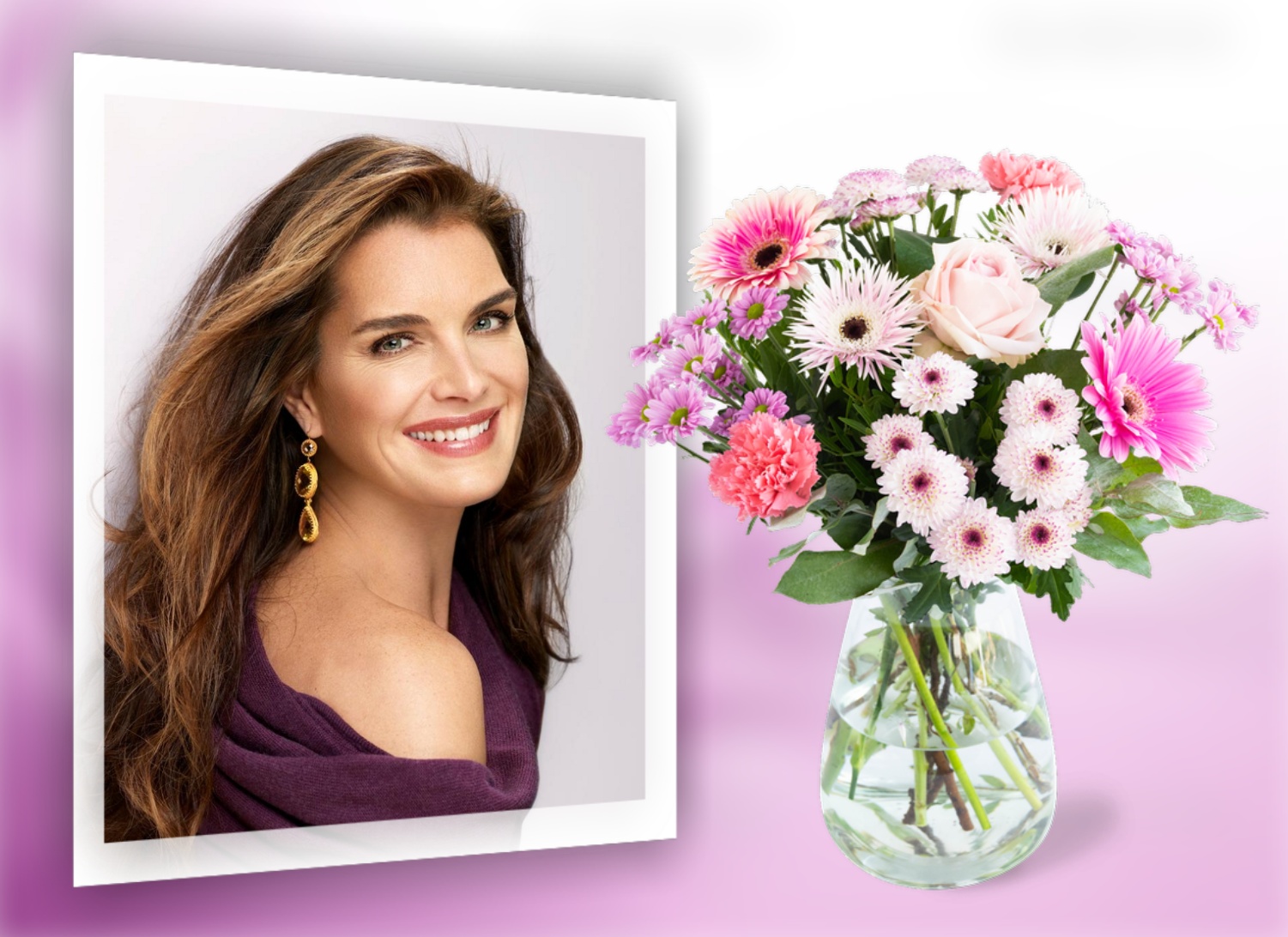 Jezebel64's Floral - Bouquet Pink Rose Carnation - Bouquet Pink Rose ...