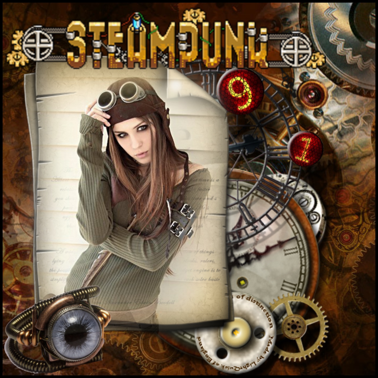 Nette's Goth, Punk and Emo Frames - 2016 September - 2017 - Steampunk ...