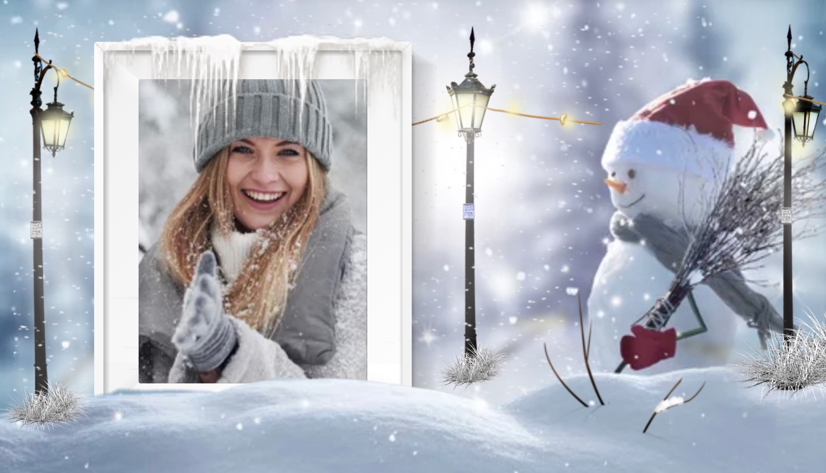 Nette's Winter Snow Frames☃️ ️ - Winter2021 - Winter2021 ...