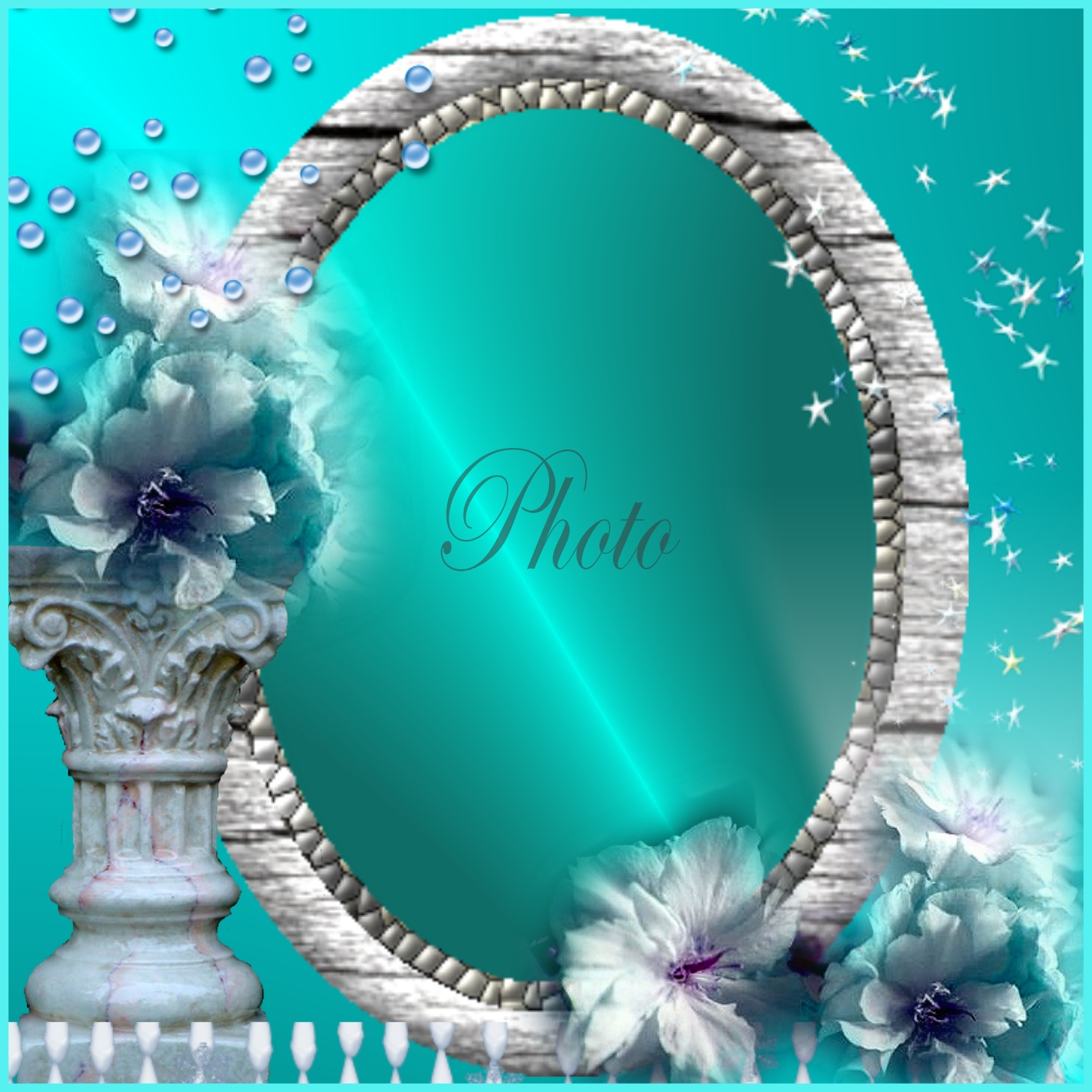 smoggy's Picture Frames - 2015 October - Misted turquoise Smoggy ...