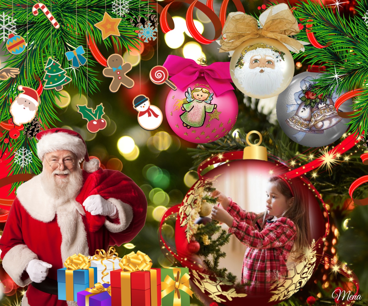 Mena's Christmas Frames / Molduras De Natal - Mena Chistmas Frames ...