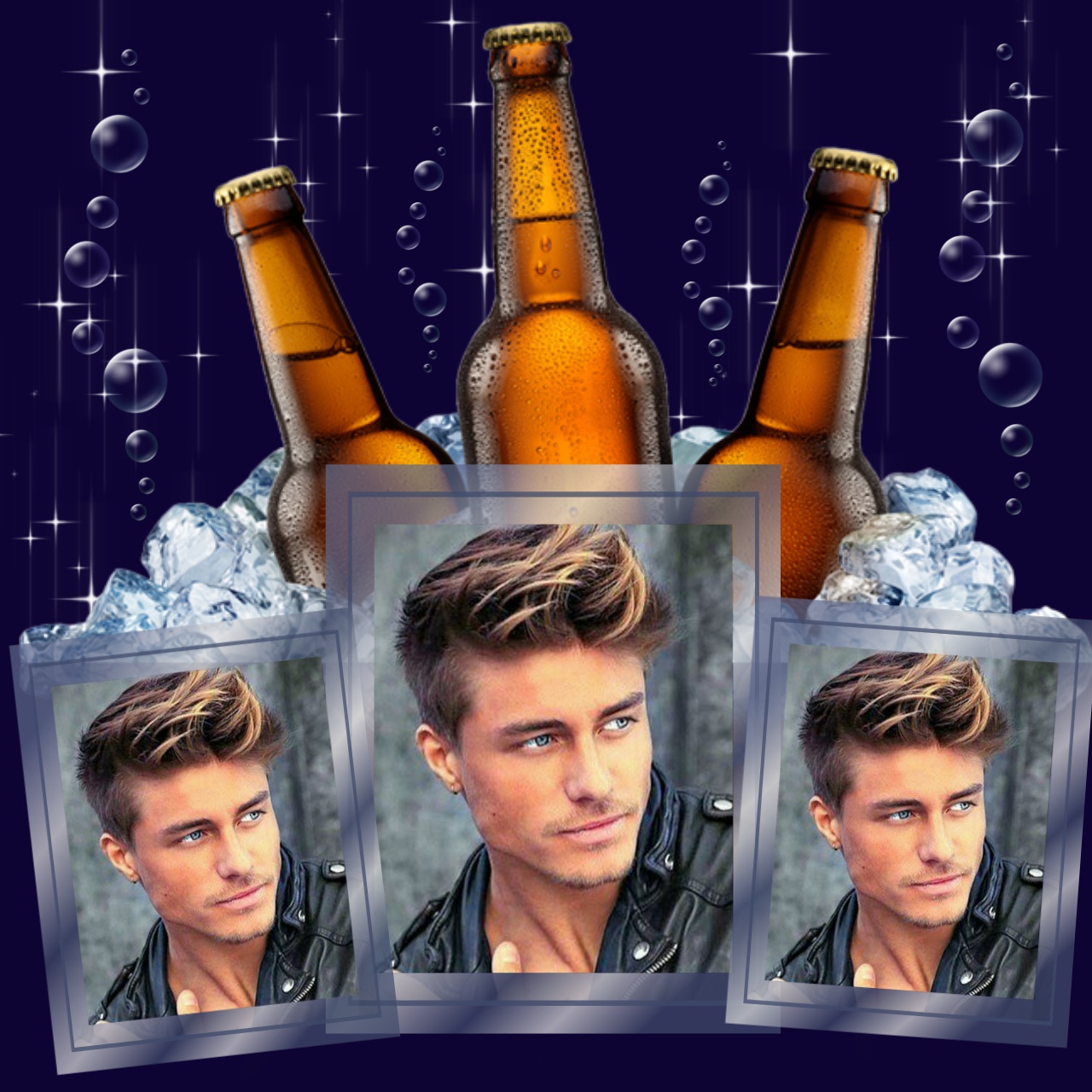 Nette's Wine,Drinks, Beer,Car & Bike Men🚘🏍🍻 - 2016 - Beer Frame Mens Frame Fun Frame Nette - Beer...