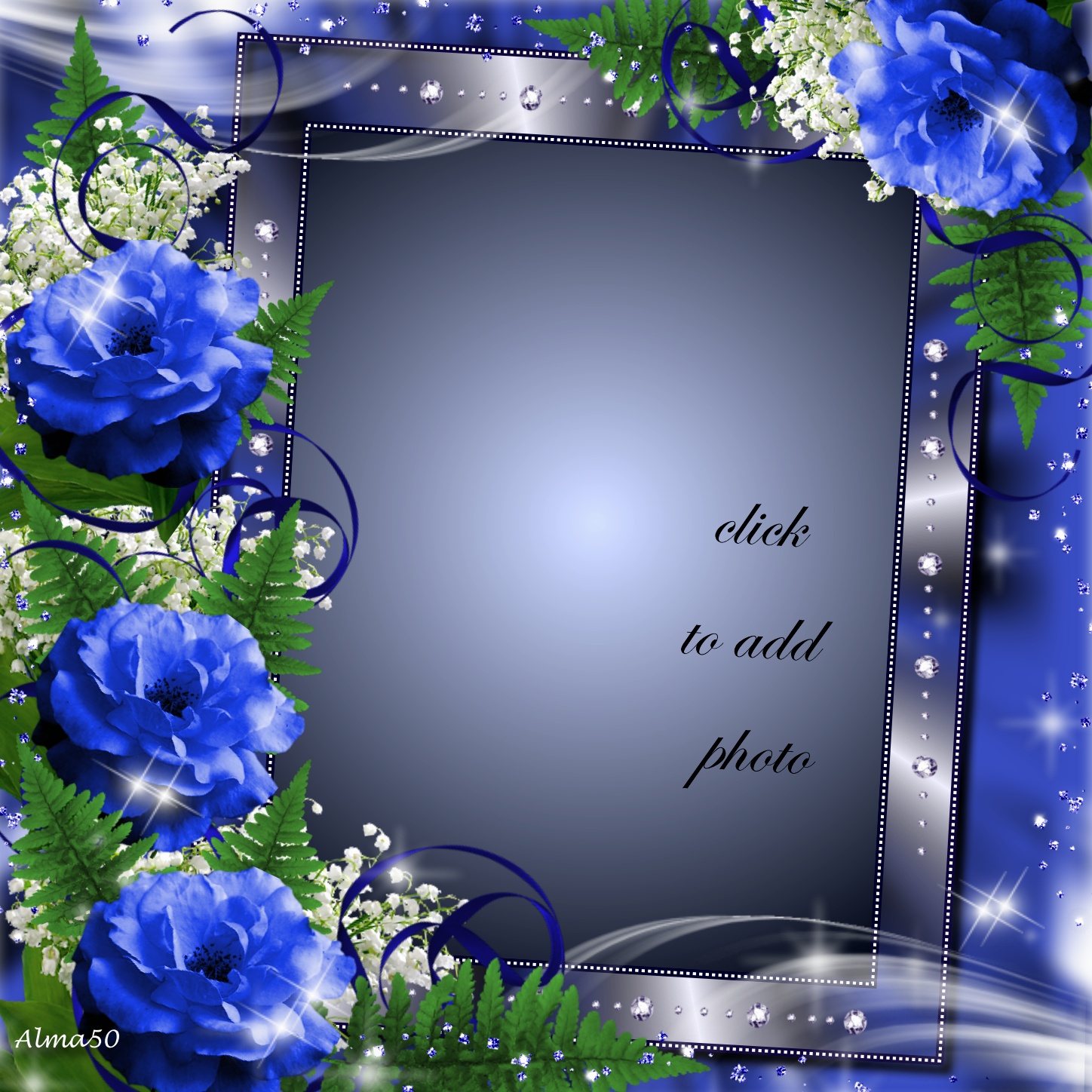 alma50's Picture Frames - 2011 June - Blue Frame Alma50 picture Frames ...