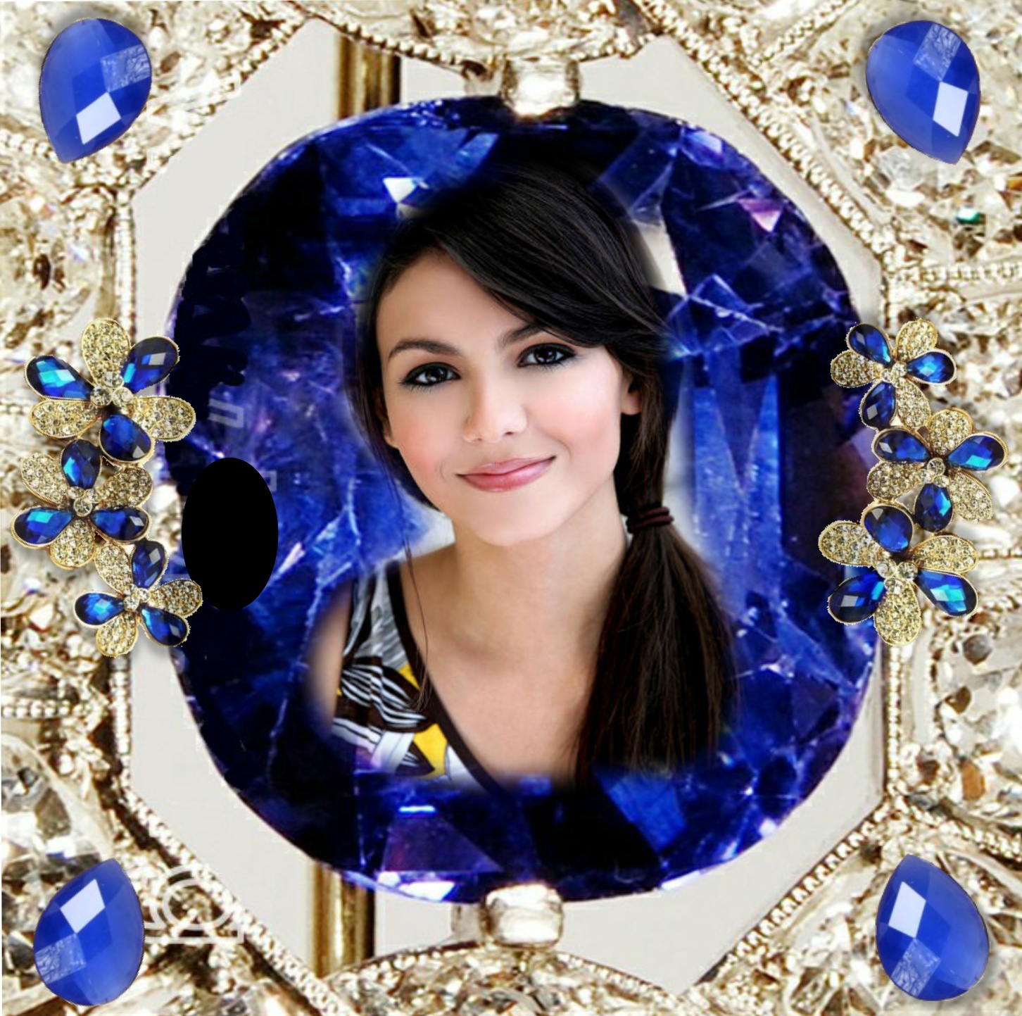 marialedesma1958's Picture Frames - 2011 October - Gold Frame With ...