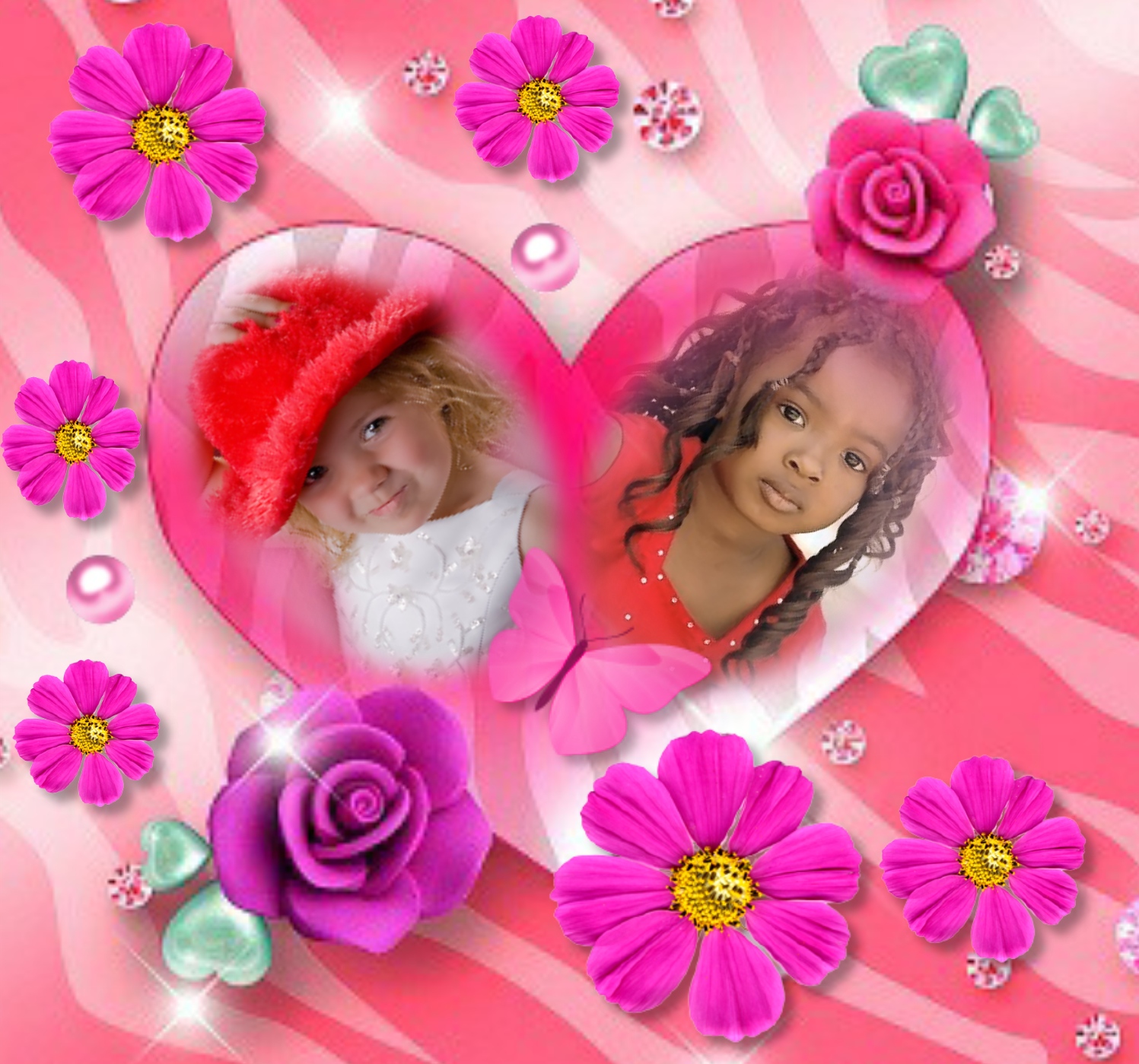 marialedesma1958's Girly Girl Frames - 2012 May - A Girl`S Heart Move ...