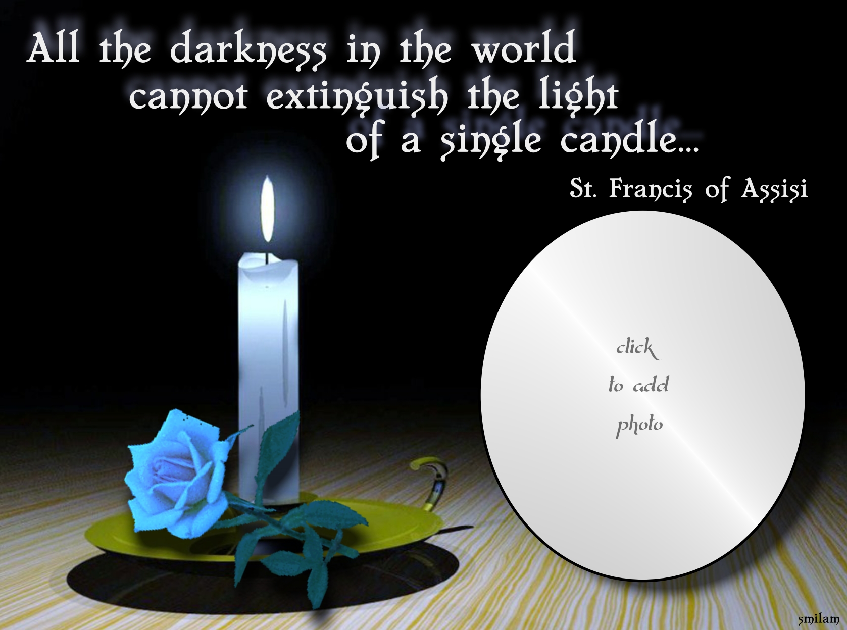 smilam's In Memory Of... Frames - In Loving Memory Frames - One Single ...