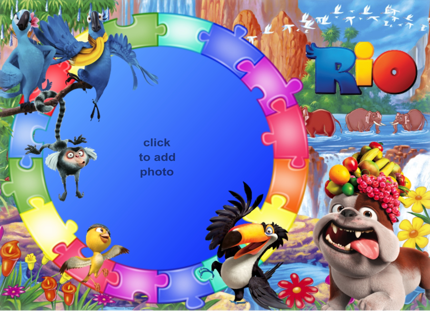 Sinnlich's Kids Frames - xmas Disney - Rio Animals Sinnlich kids Summer ...