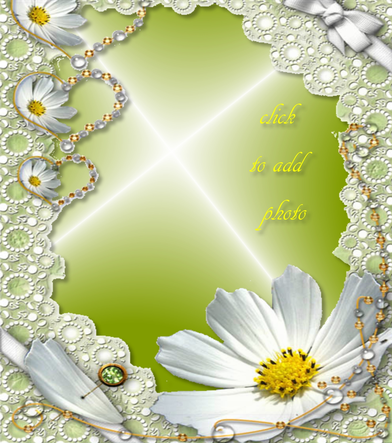 marialedesma1958's Picture Frames - 2012 January - Lime & White Frame ...