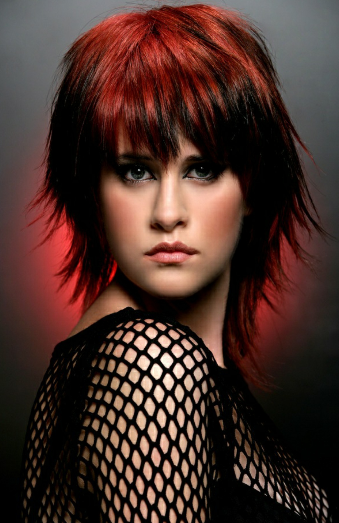 jbedwards007's Face Cut-Out Frames - 2012 December - Red & Black Hair ...
