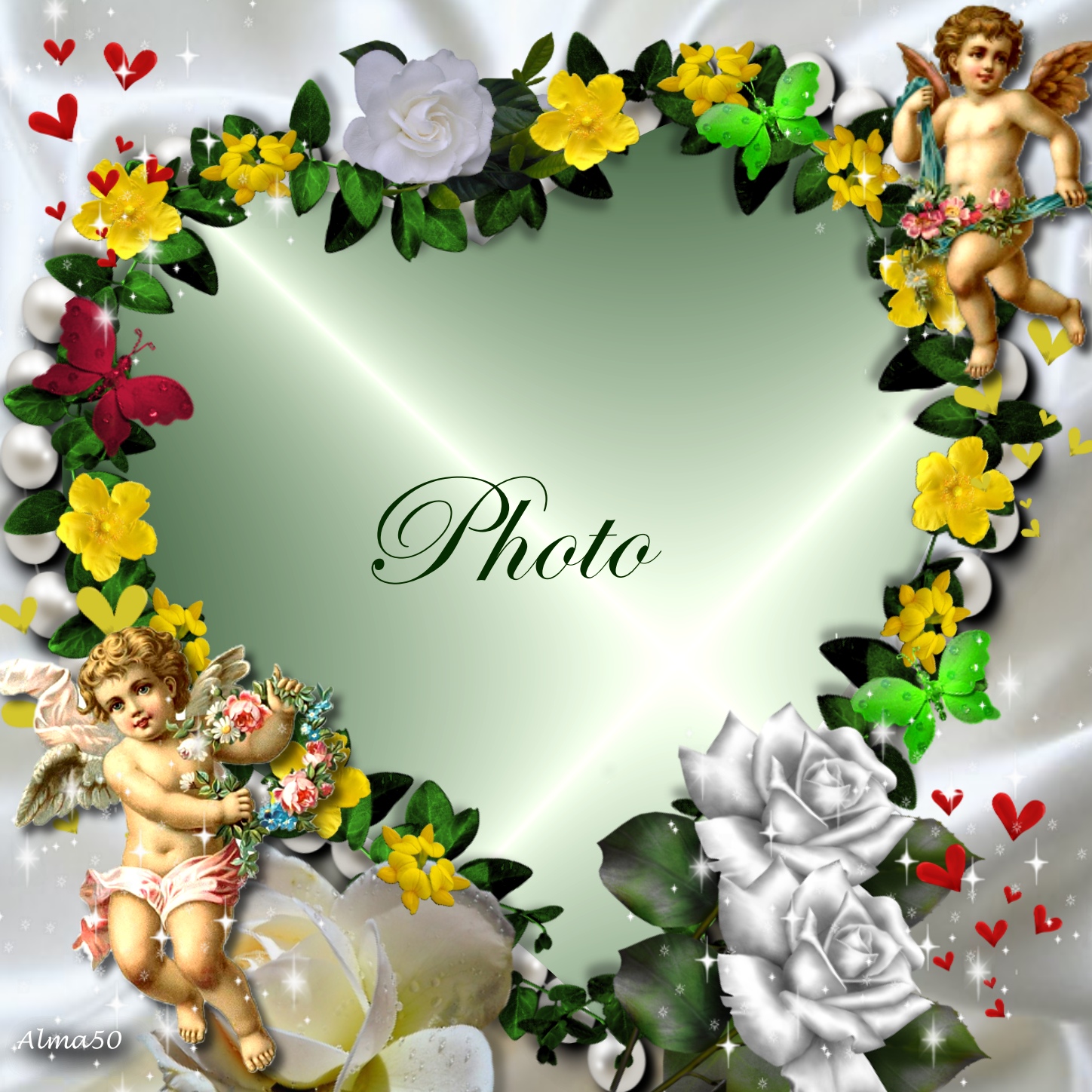 alma50's Picture Frames - 2010 September - Heart and angels Alma50 ...