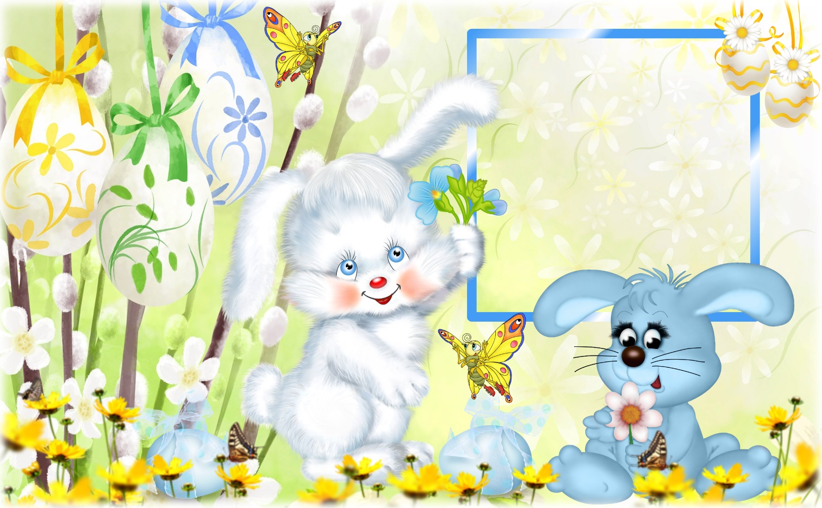 Sinnlich's Easter Sunday Frames - 2018 - Cute Easter Bunnies Sinnlich ...