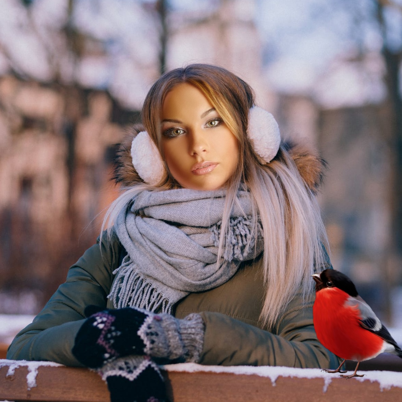 It'sMichelle's WINTER - Winter Snow Winter Snow Face Cut Outs - Winter ...