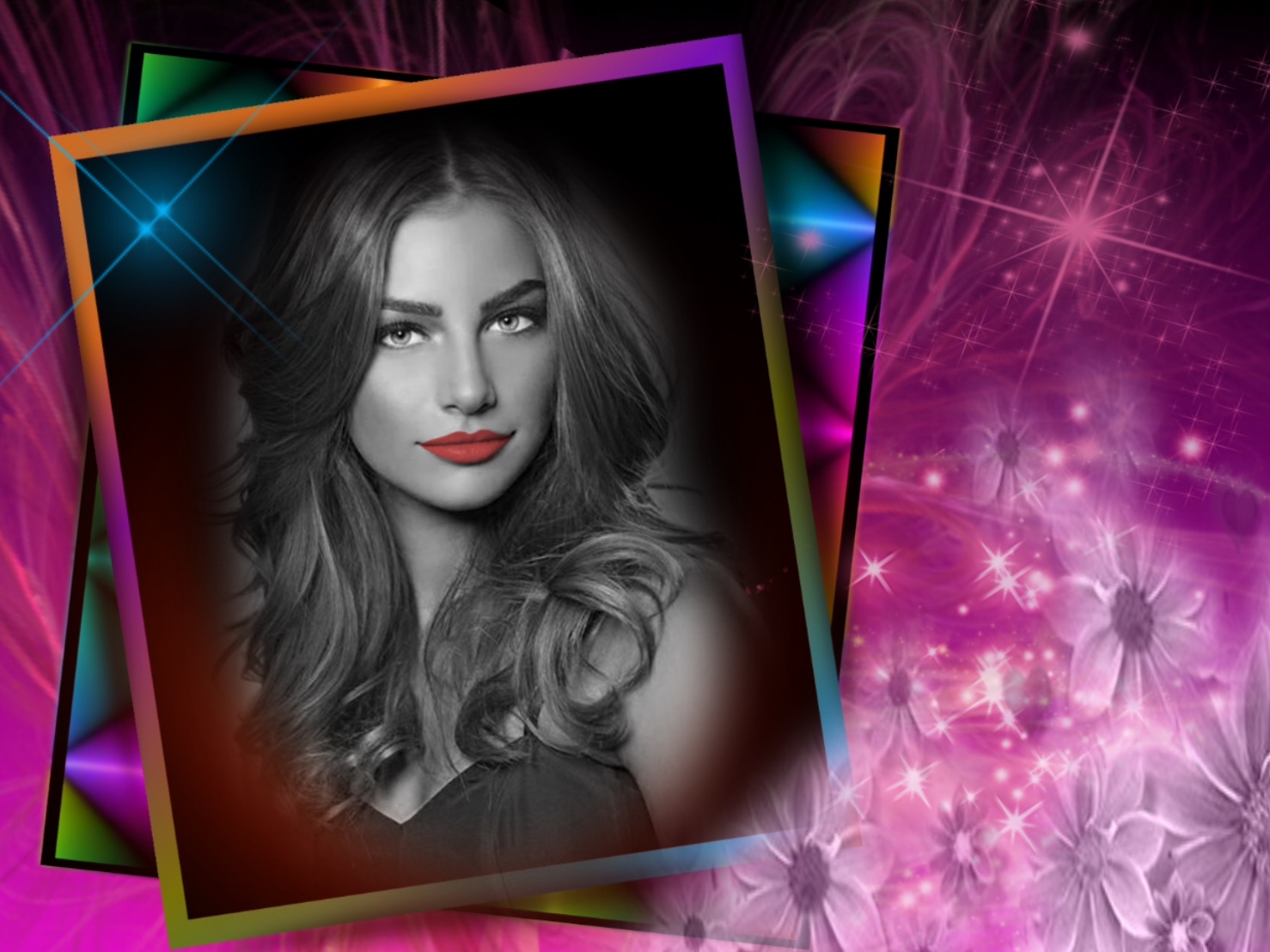 Wienie Coppen's Love romance - abstract frame portrait - abstract frame ...