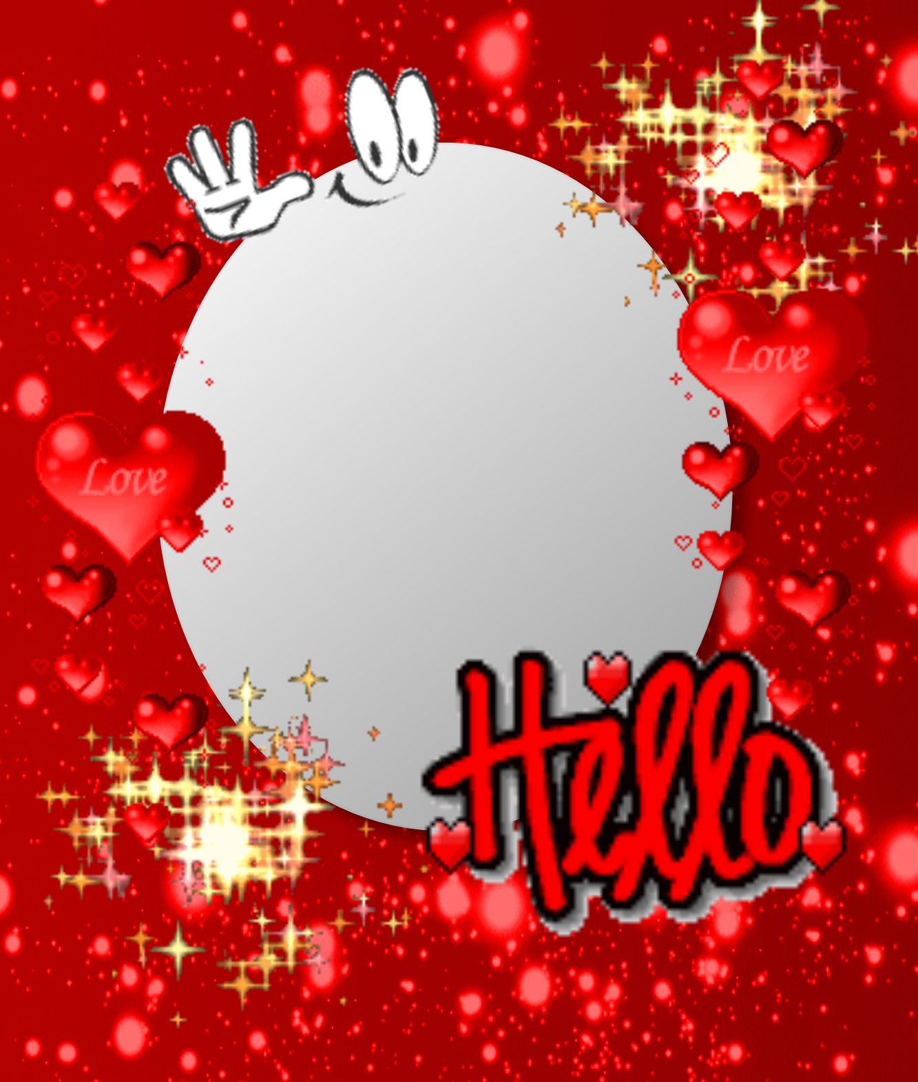 evmasy's Hello Frames - 2007 - 2016 - 2007 - 2016 - red glitter kimi ...