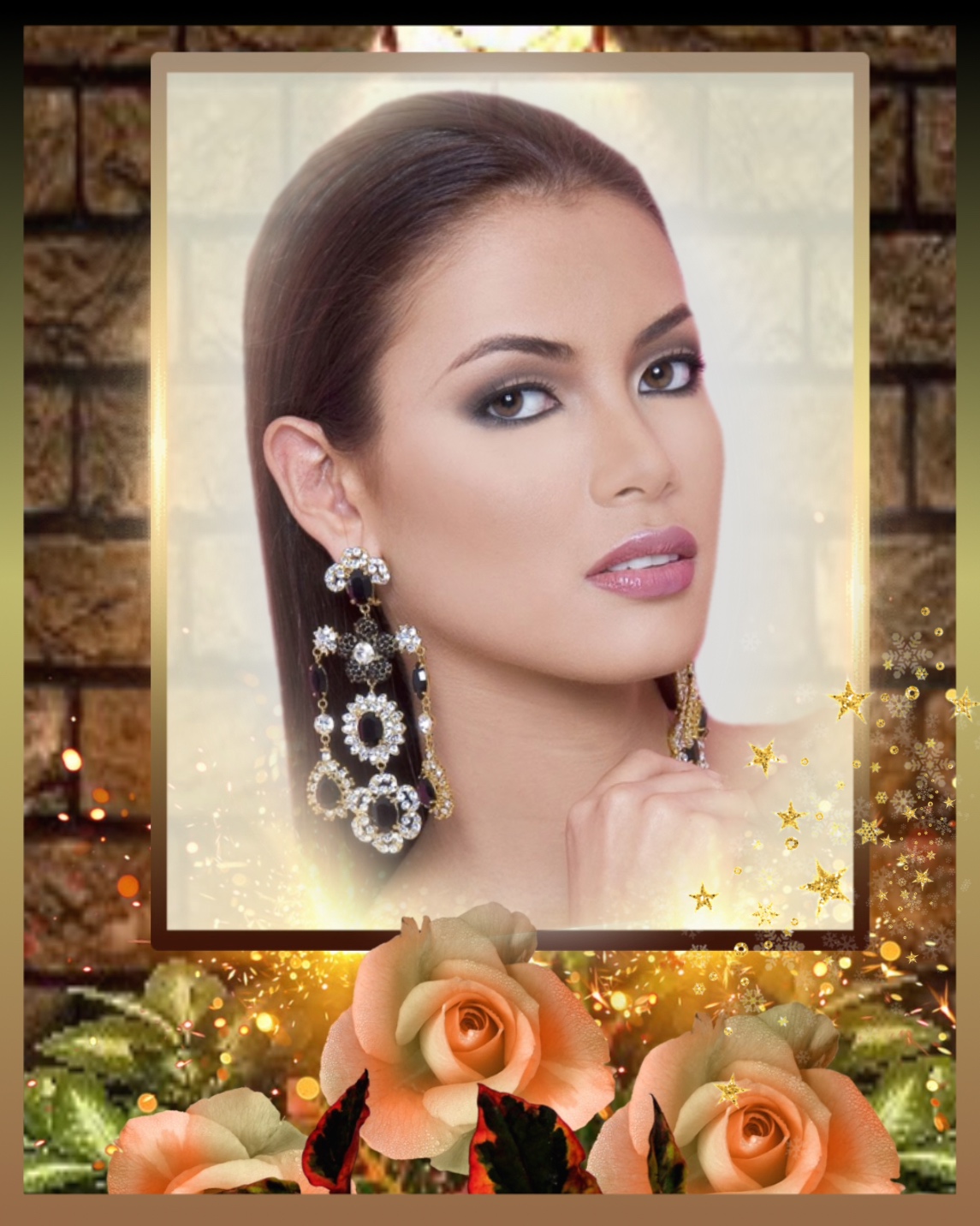 Wienie Coppen's Love romance - frame portrait sparkles - frame portrait ...