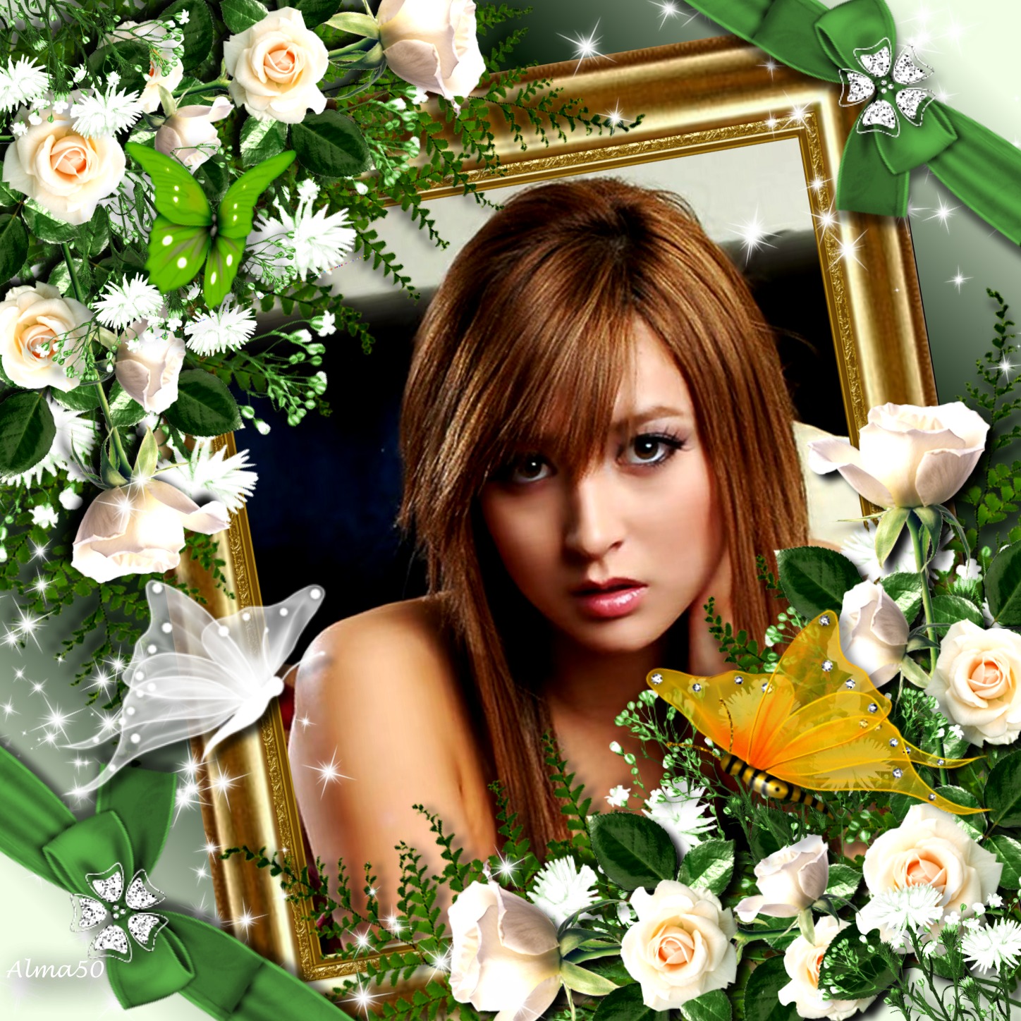 alma50's Girly Girl Frames - 2010 September - 2011 March - Gold Frame ...