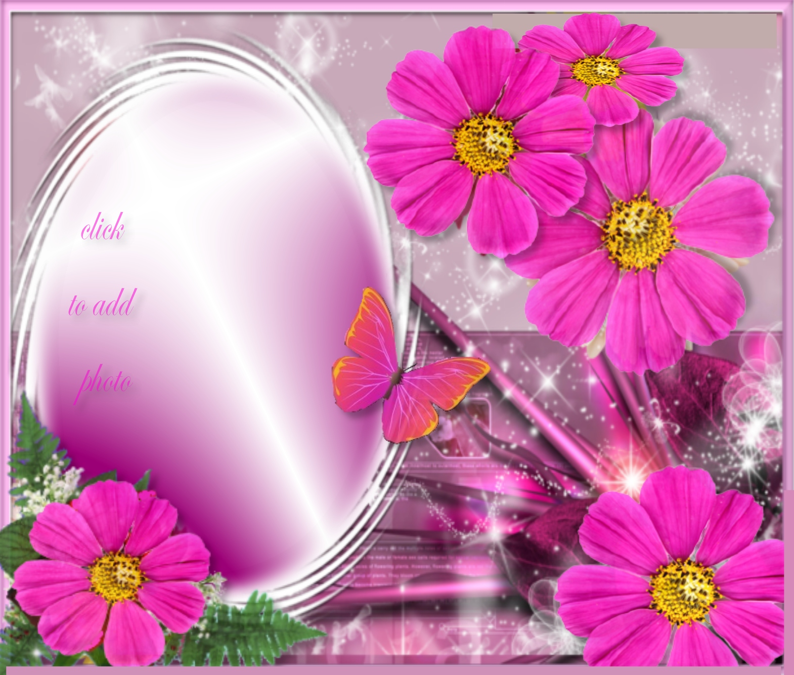 marialedesma1958's Girly Girl Frames - 2011 December - Oval Frame With ...