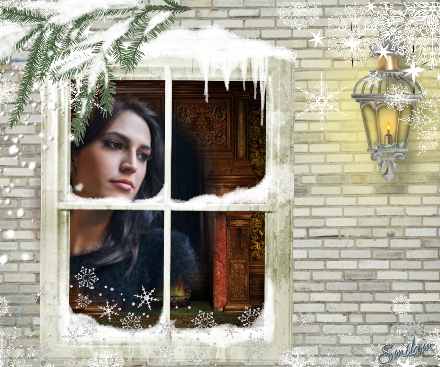 smilam's Seasonal Frames, Fall and Winter - Looking Out My Window ...