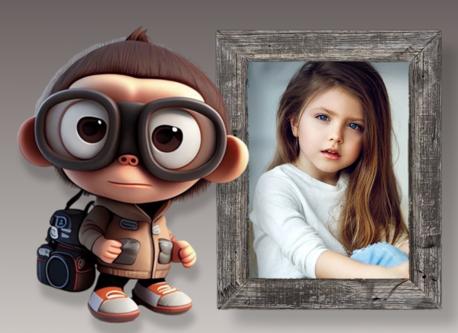 Nette's Kid Photo Frames🏄‍♀️🏂 - 2016 February - 2016 March - Cartoon ...